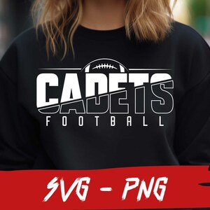 Cadets Football SVG and PNG File, Mascot Png File ,school Team Svg ...