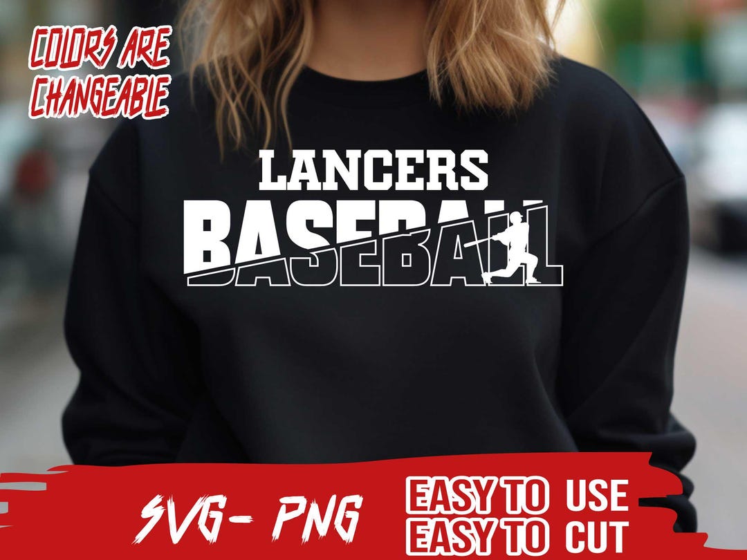 Lancers Baseball SVG and PNG Design, Mascot Png File, School Team Svg ...