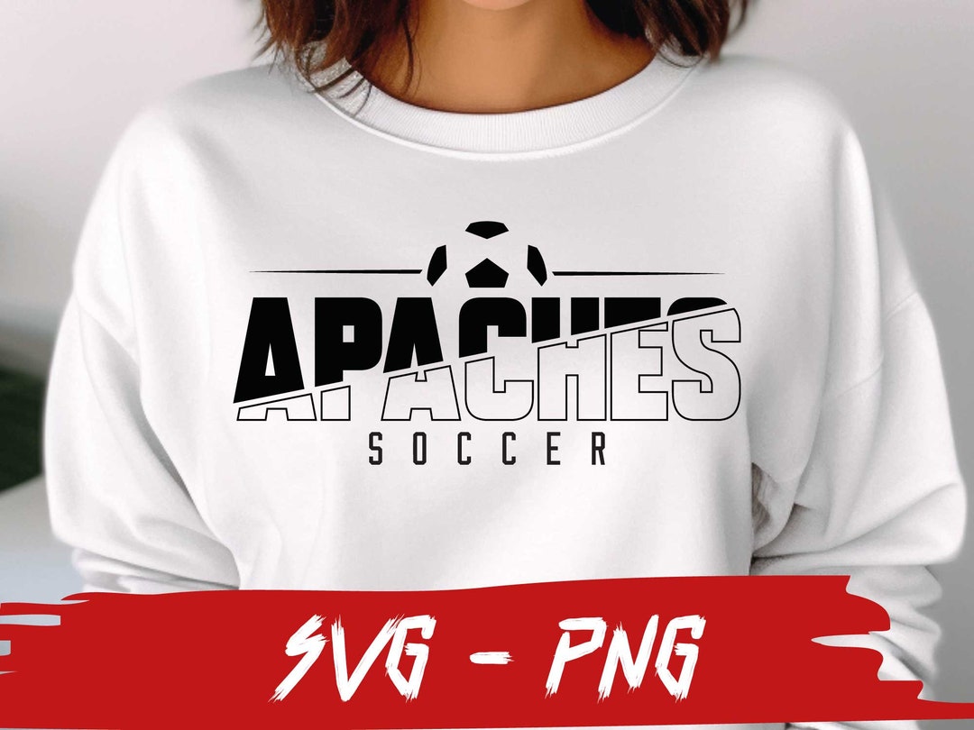 Apaches Soccer SVG and PNG File, Mascot Png File, School Team Svg ...