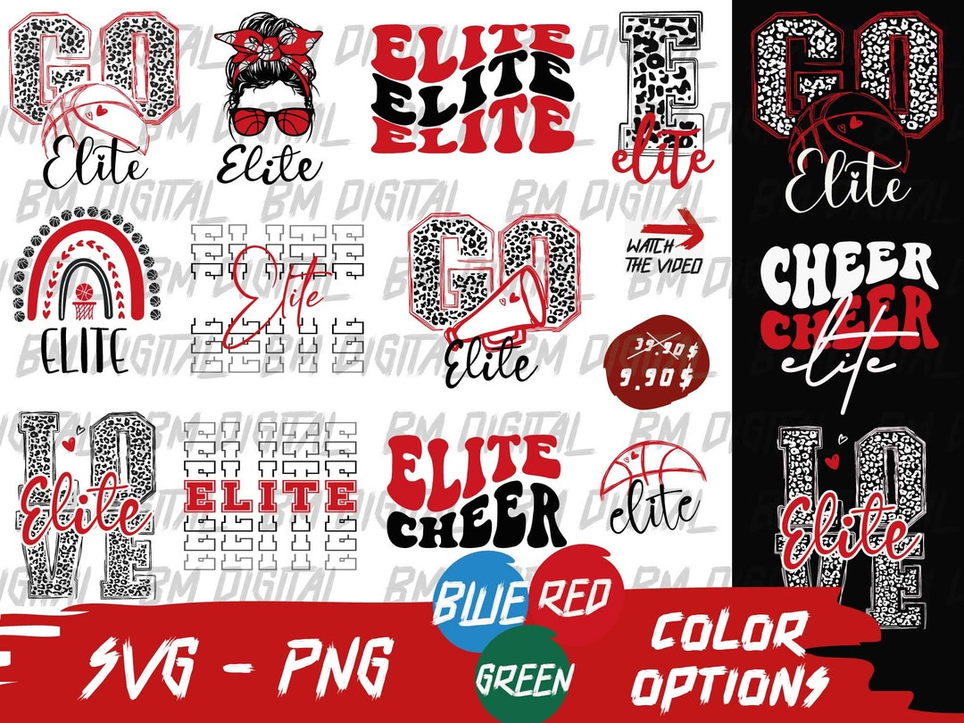 Elite Basketball Svg Elite Bundle School Team College Team - Etsy
