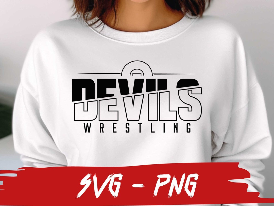 Devils Wrestling SVG and PNG File, Mascot Png File ,school Wrestling ...