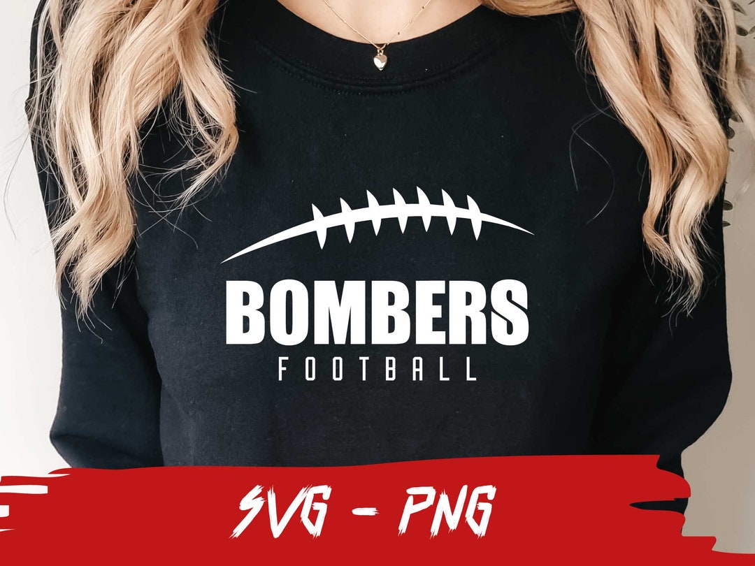 Bombers Football, Bombers Svg, Halfball Shirt, School Team Svg, College ...