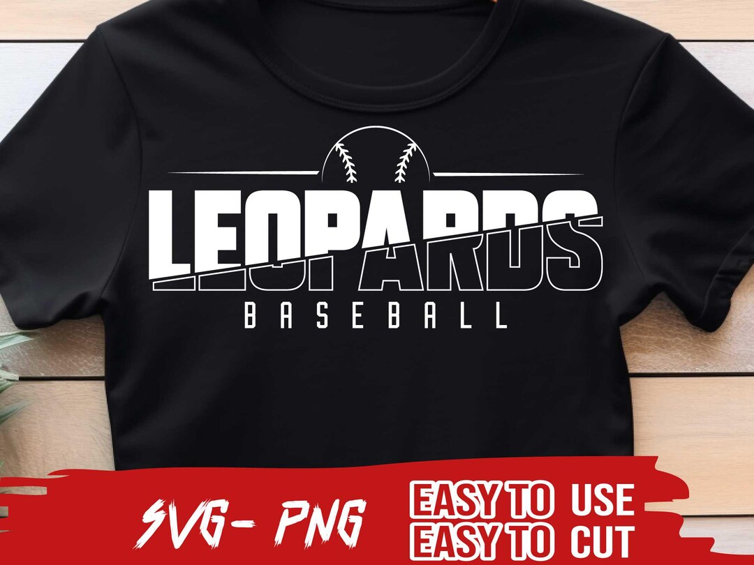 Leopards Baseball SVG and PNG File, Mascot Png File, School Team Svg ...