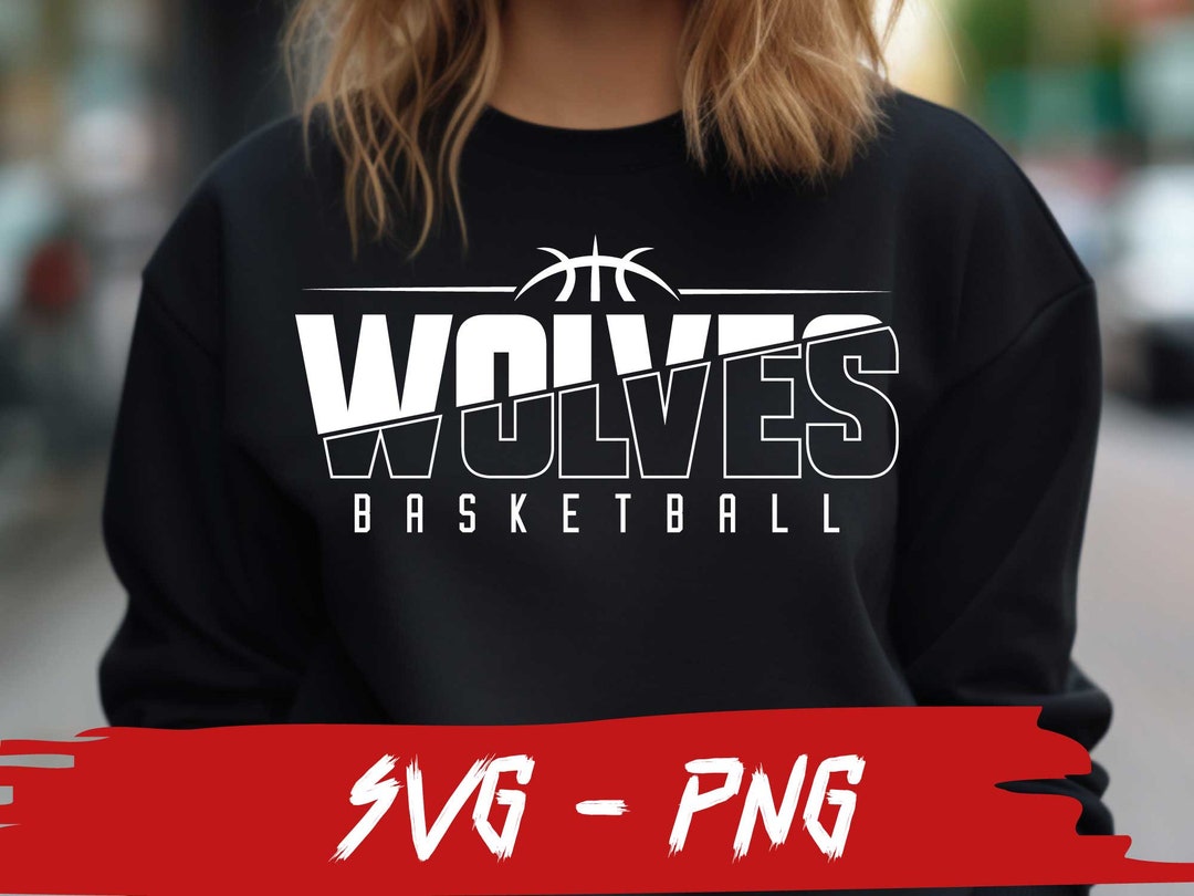 Wolves Basketball SVG and PNG File, Mascot Png File ,school Team Svg ...