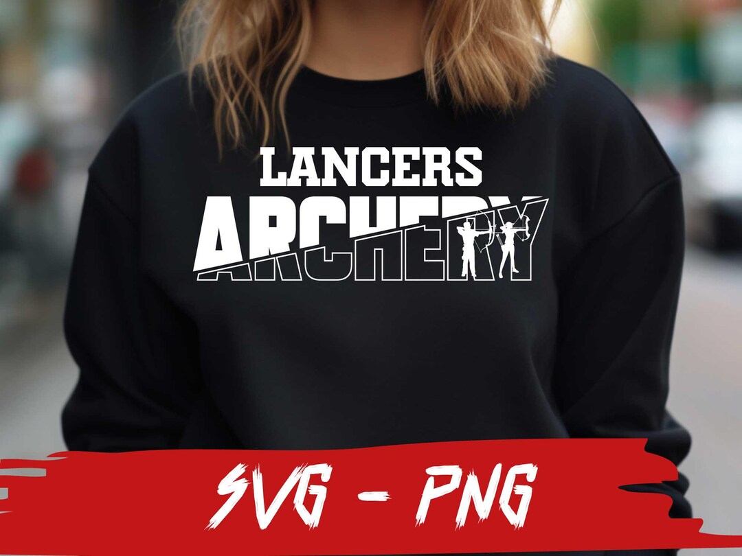 Lancers Archery Svg, School Team Png, College Team, Mascot, Archery ...