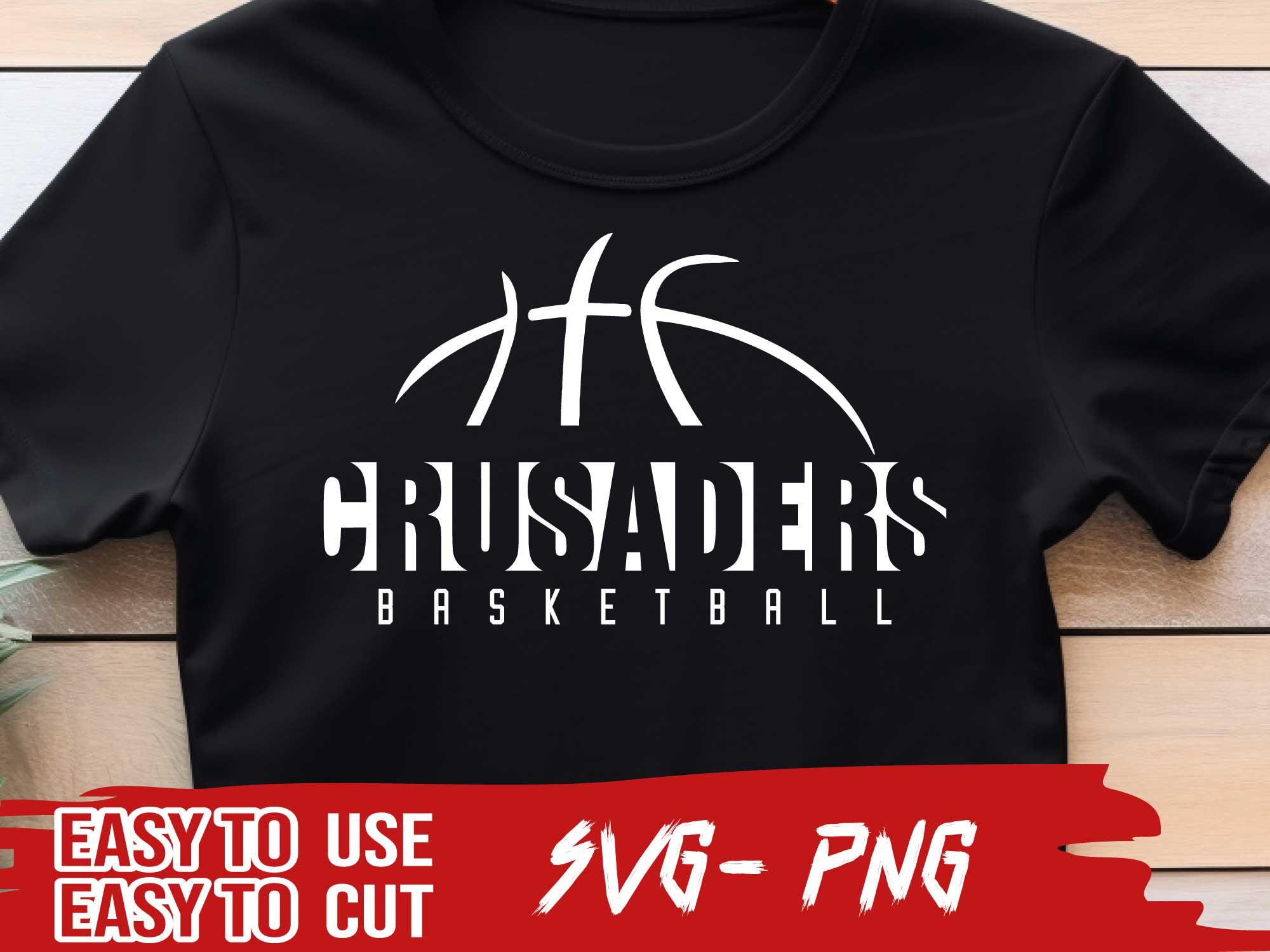 Crusaders Basketball, SVG and PNG File, Crusaders School Team Svg ...