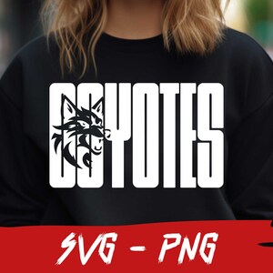 Coyotes Basketball Bundle, 9x SVG and 18x PNG File, School Team Svg ...