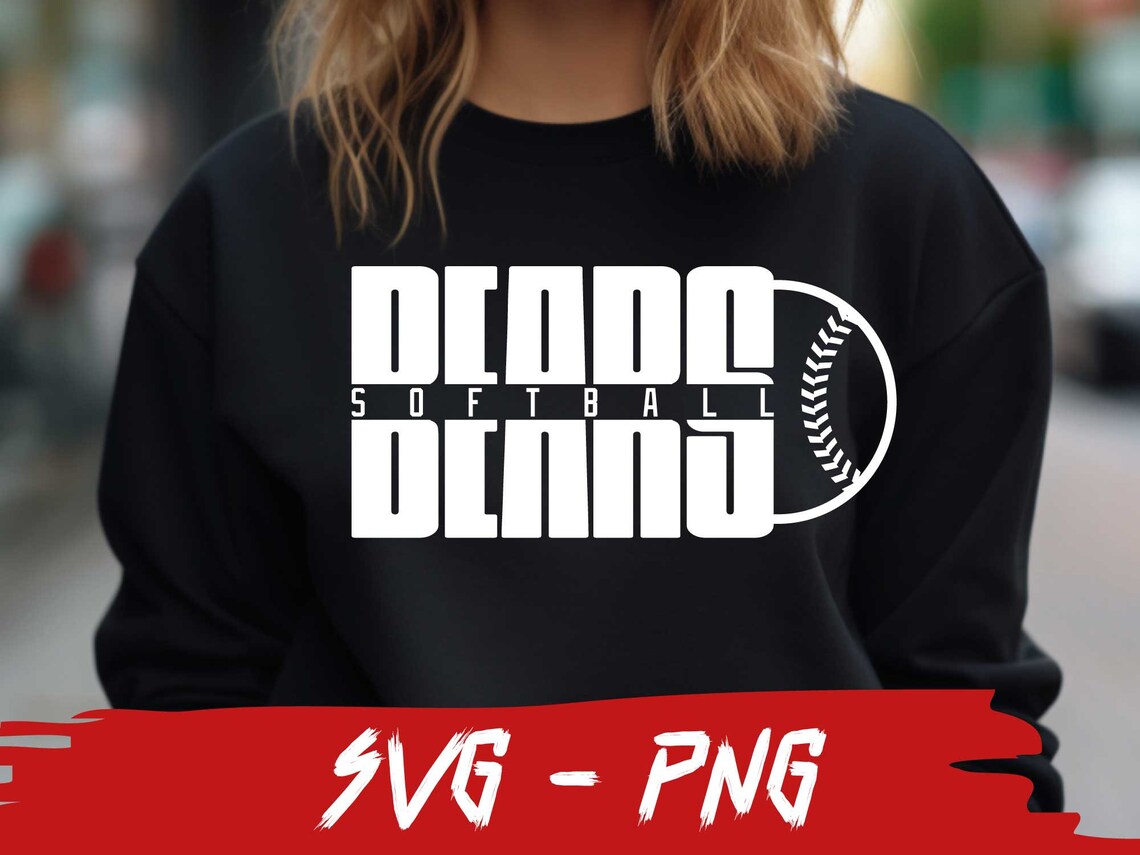 Bears Softball, SVG and PNG File, Mascot Png File ,school Softball ...