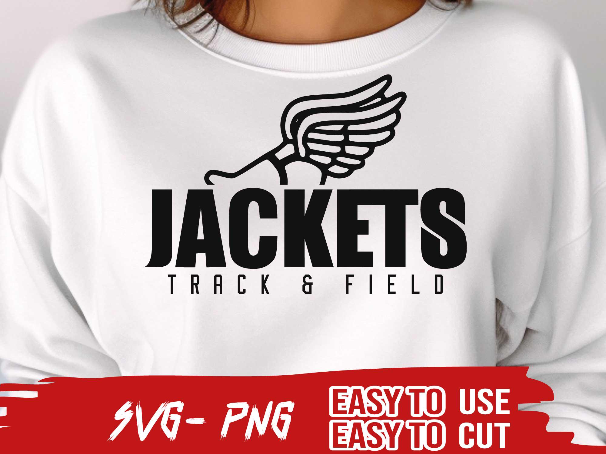 Jackets Track and Field SVG and PNG File, Yellow Jackets Svg, Cricut ...