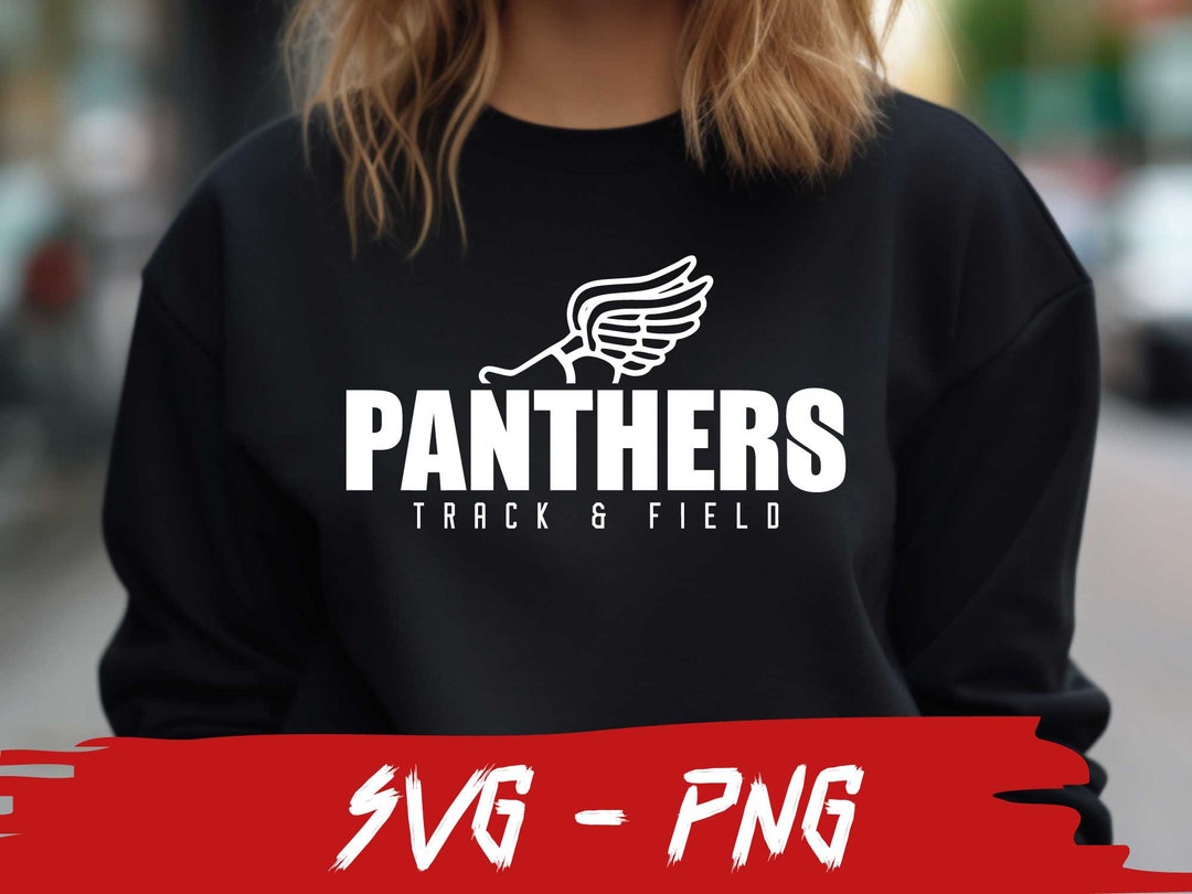 Panthers Track and Field SVG and PNG File, Mascot Png File, School Team ...