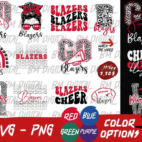 Trail Blazers Svg - Etsy