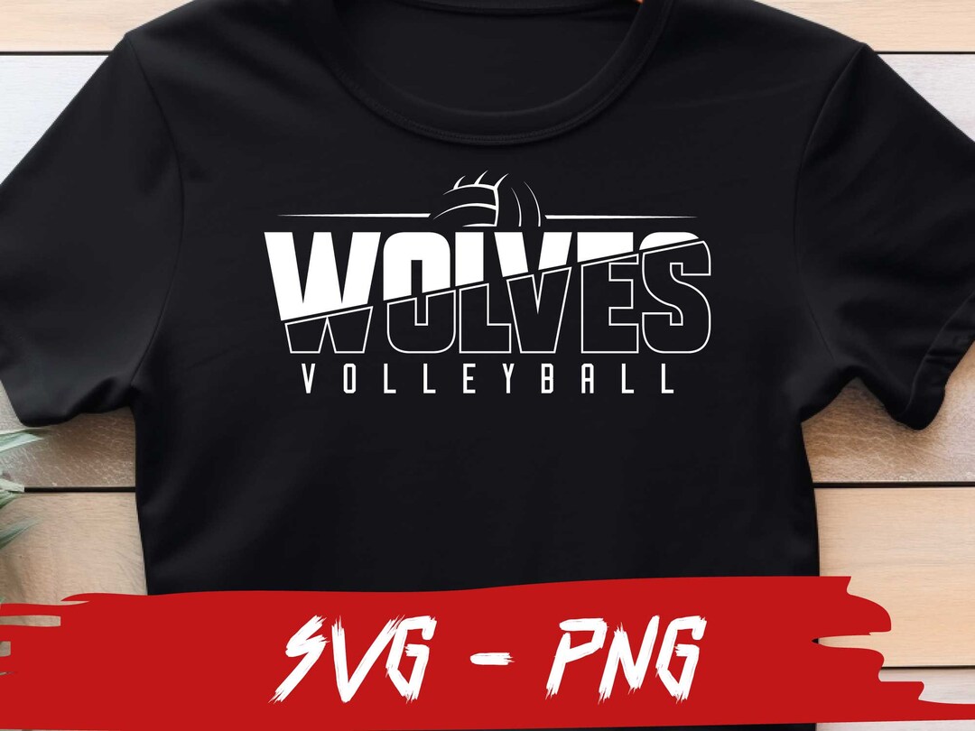Wolves Volleyball SVG and PNG File, Mascot Png File ,school Team Svg ...