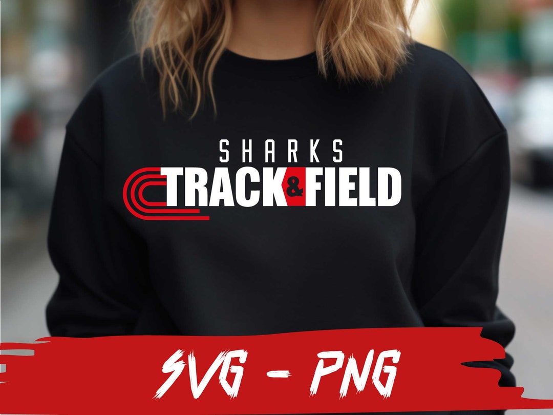 Sharks Track and Field Team, SVG and PNG File, Mascot Png File, Sharks ...