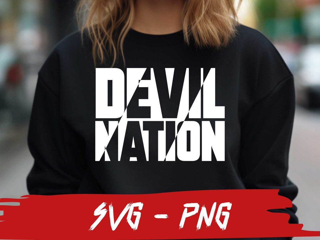 Devil Nation, SVG and PNG File, School Team, Mascot Svg, Devils Fan ...