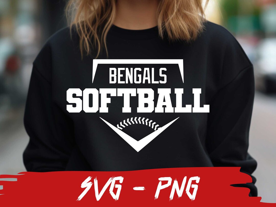 Bengals Softball Team, SVG and PNG File, Mascot Png File, School Team ...