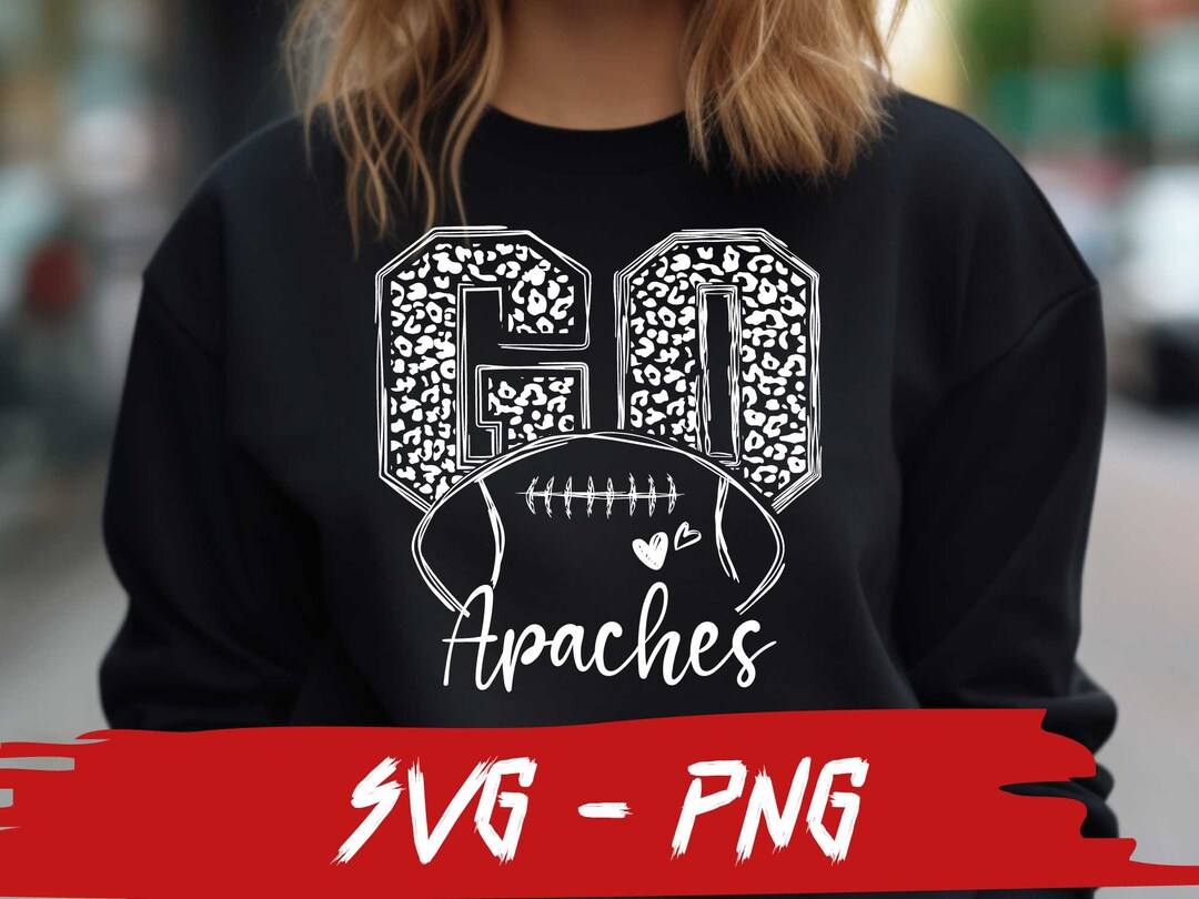 Go Apaches Football, Apaches Football, Leopard Shirt, Go Football Png ...