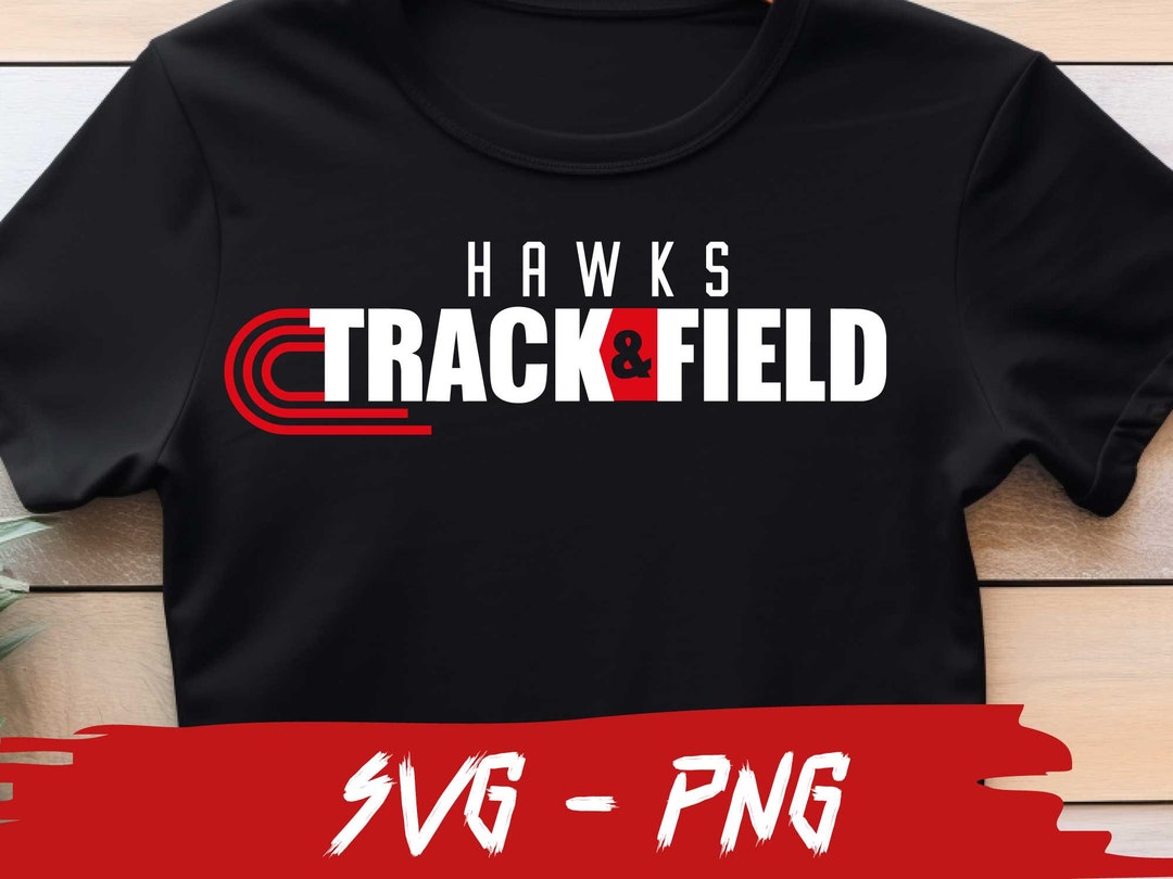 Hawks Track and Field Team, SVG and PNG File, Mascot Png File, Hawks ...