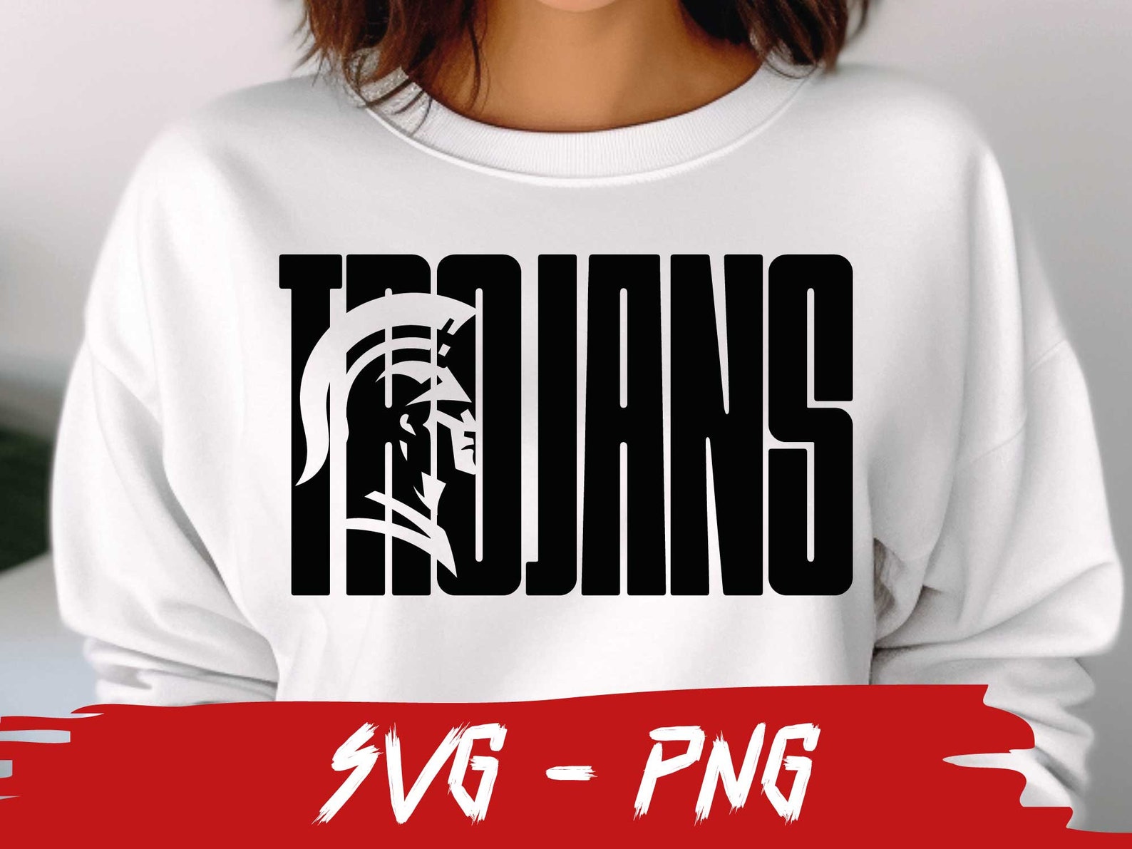 Trojans Football Bundle, 9x SVG and 18x PNG File , School Team Svg ...