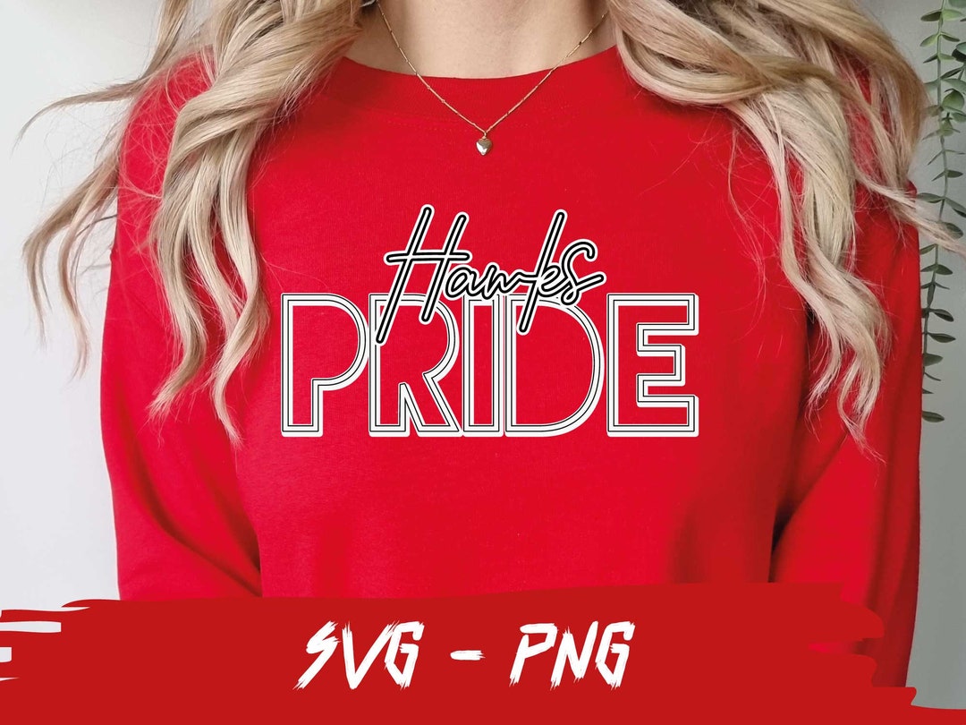 Hawks Pride Svg, Hawks Football Png, Hawks School Team, College Team ...