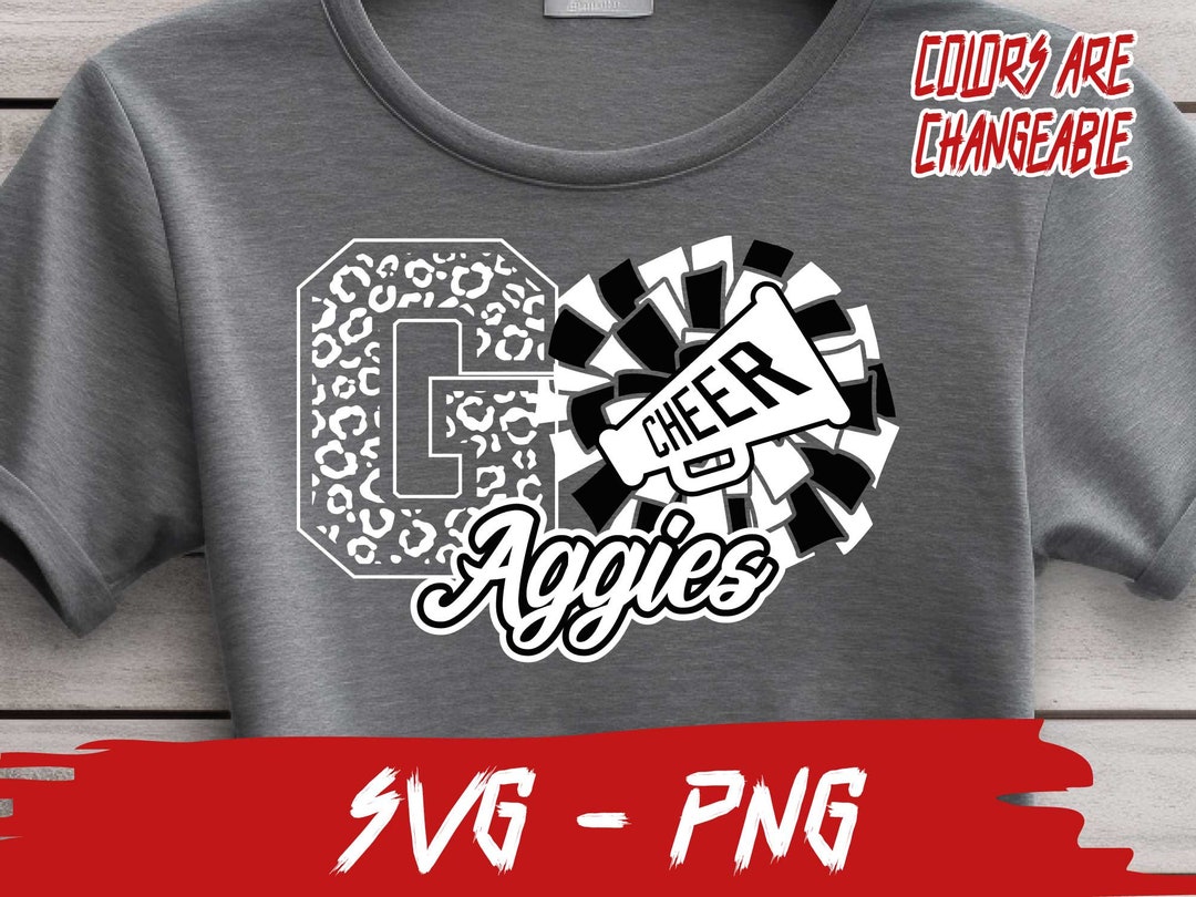Aggies Cheer Svg, Cheer Png, Aggies Cheerleader, School Team Svg ...