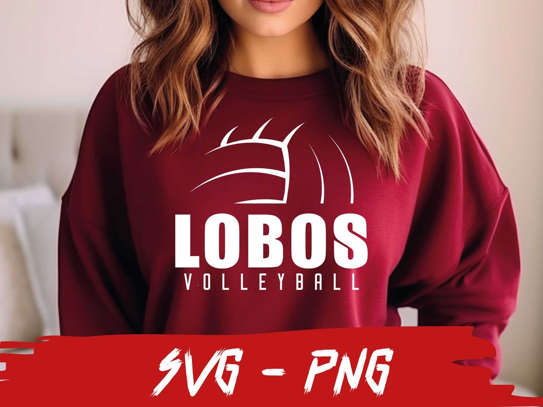 Lobos Volleyball, Lobos Svg, Halfball Png, School Team Svg, College ...