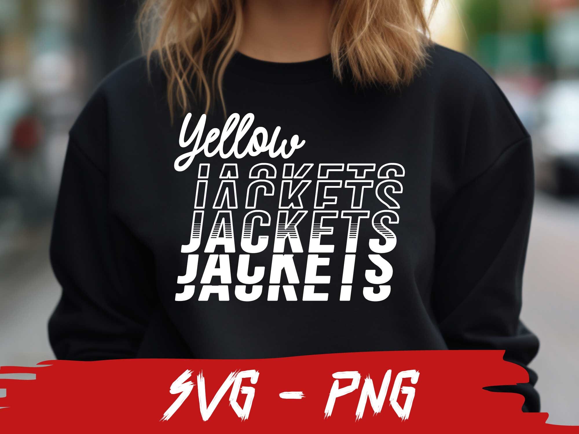 Yellow Jackets Baseball Bundle, 9x SVG and 18x PNG File, School Team ...