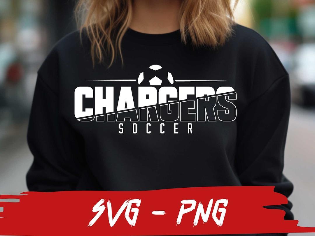 Chargers Soccer SVG and PNG File, Mascot Png File ,school Team Svg ...