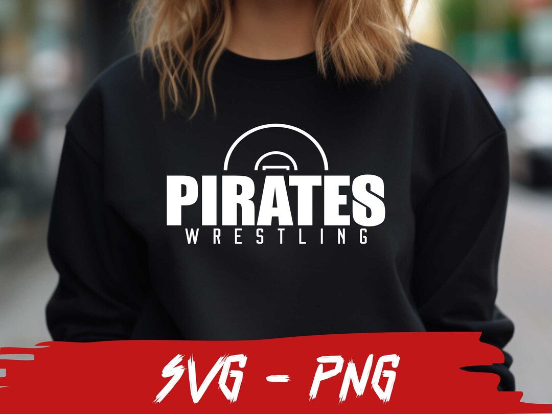 Pirates Wrestling SVG and PNG File, Mascot Png File, School Team Svg ...