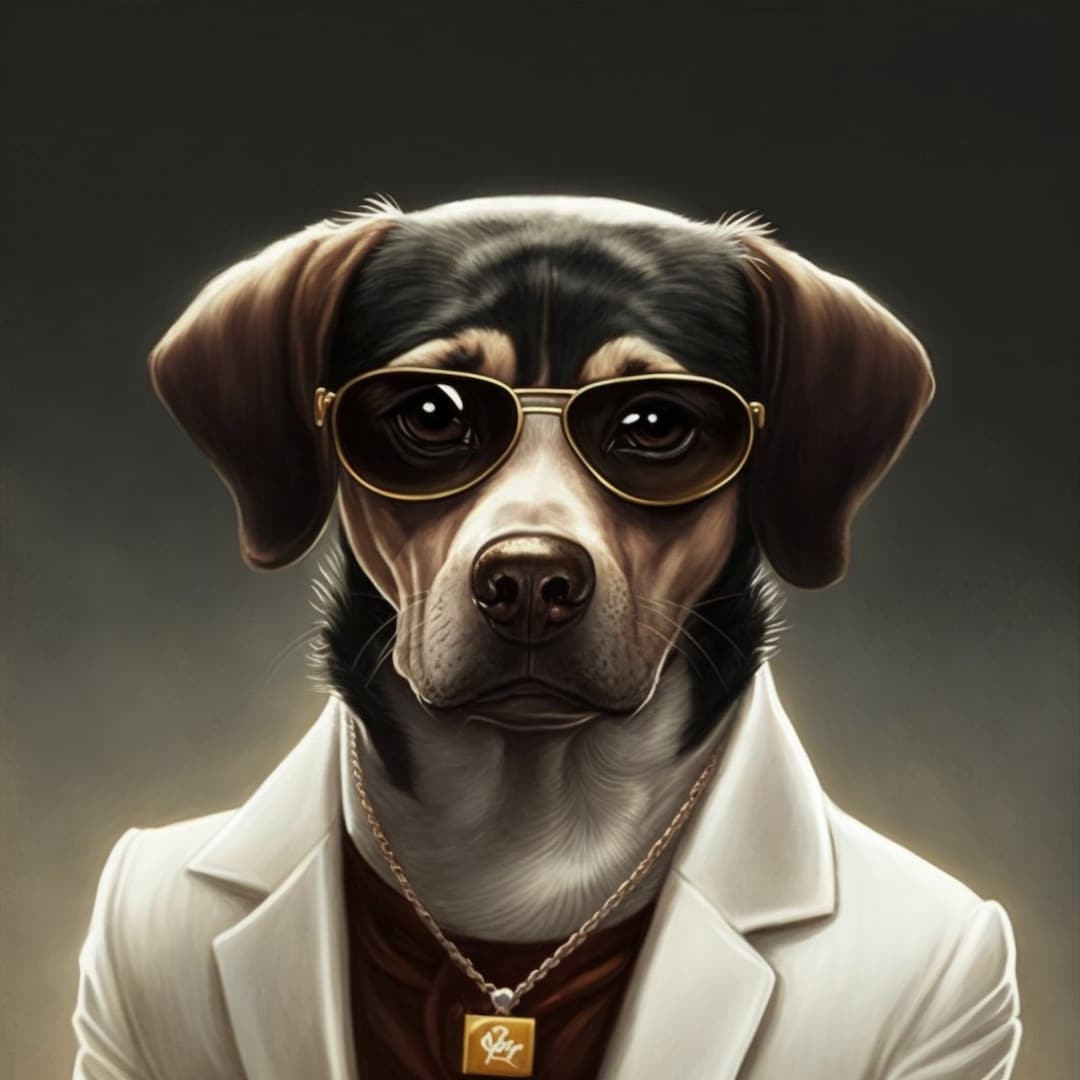 Scarface Dog - Etsy