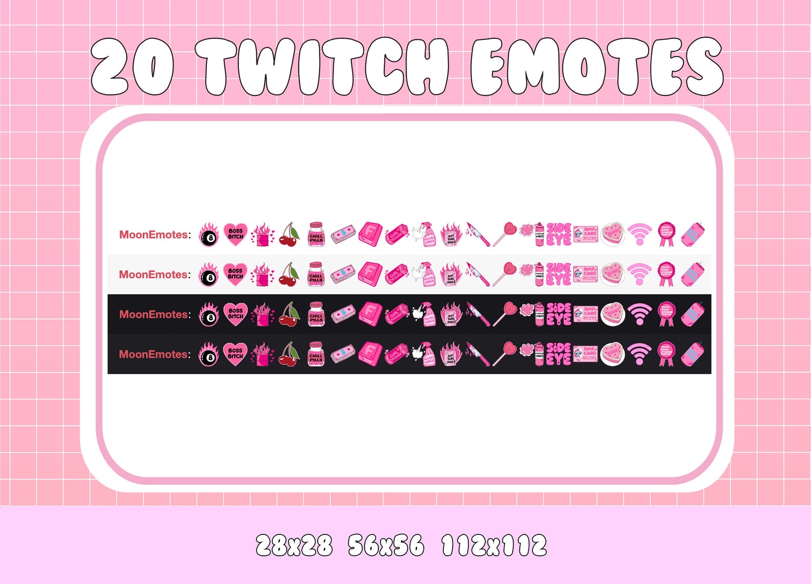 Meme Emote Card | Twitch Emotes | Meme Emotes | Simp Emote | Simp Card ...