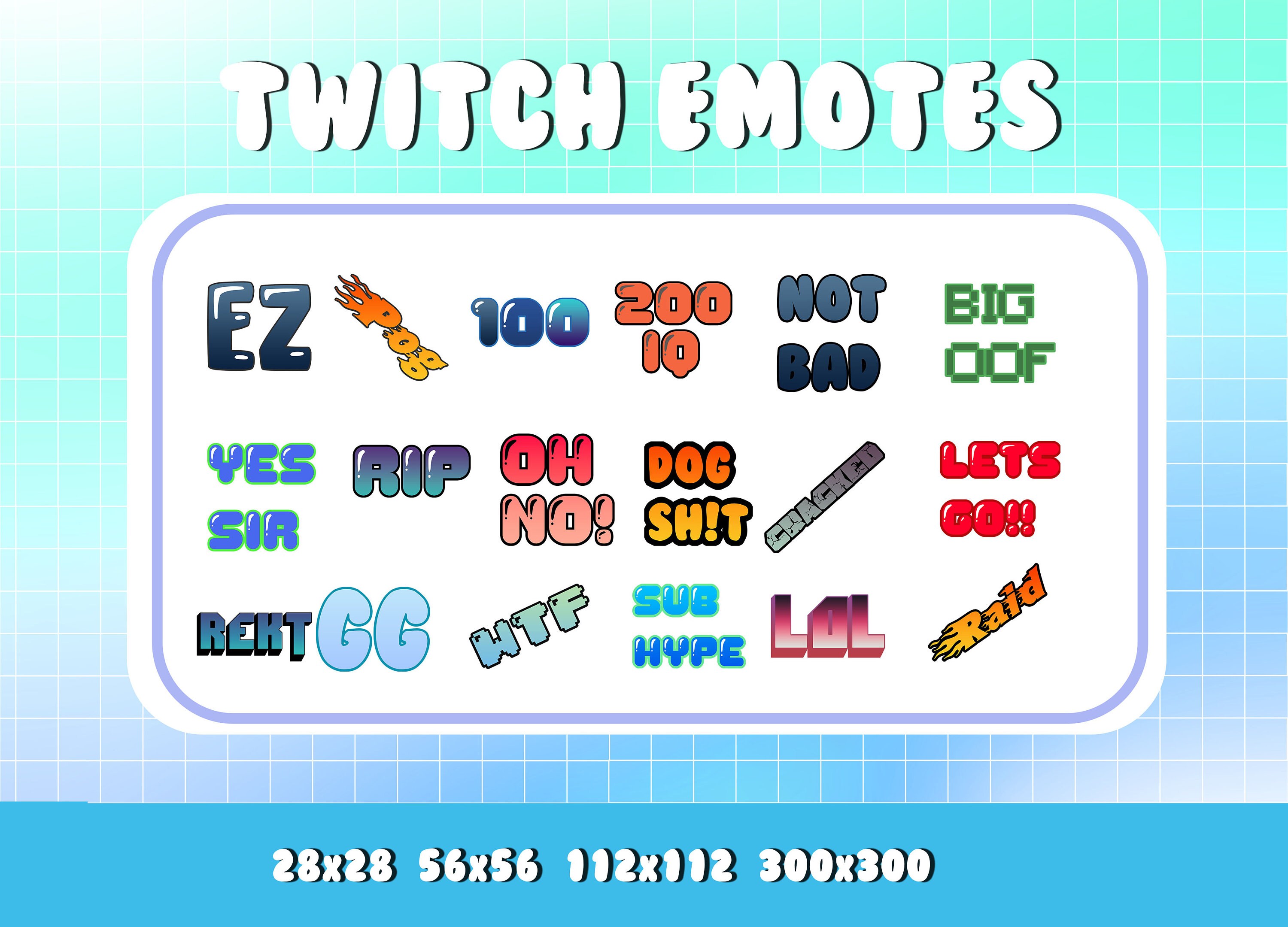 Twitch Text Emote | Text Emotes | Twitch Emotes Discord Emotes | GG ...