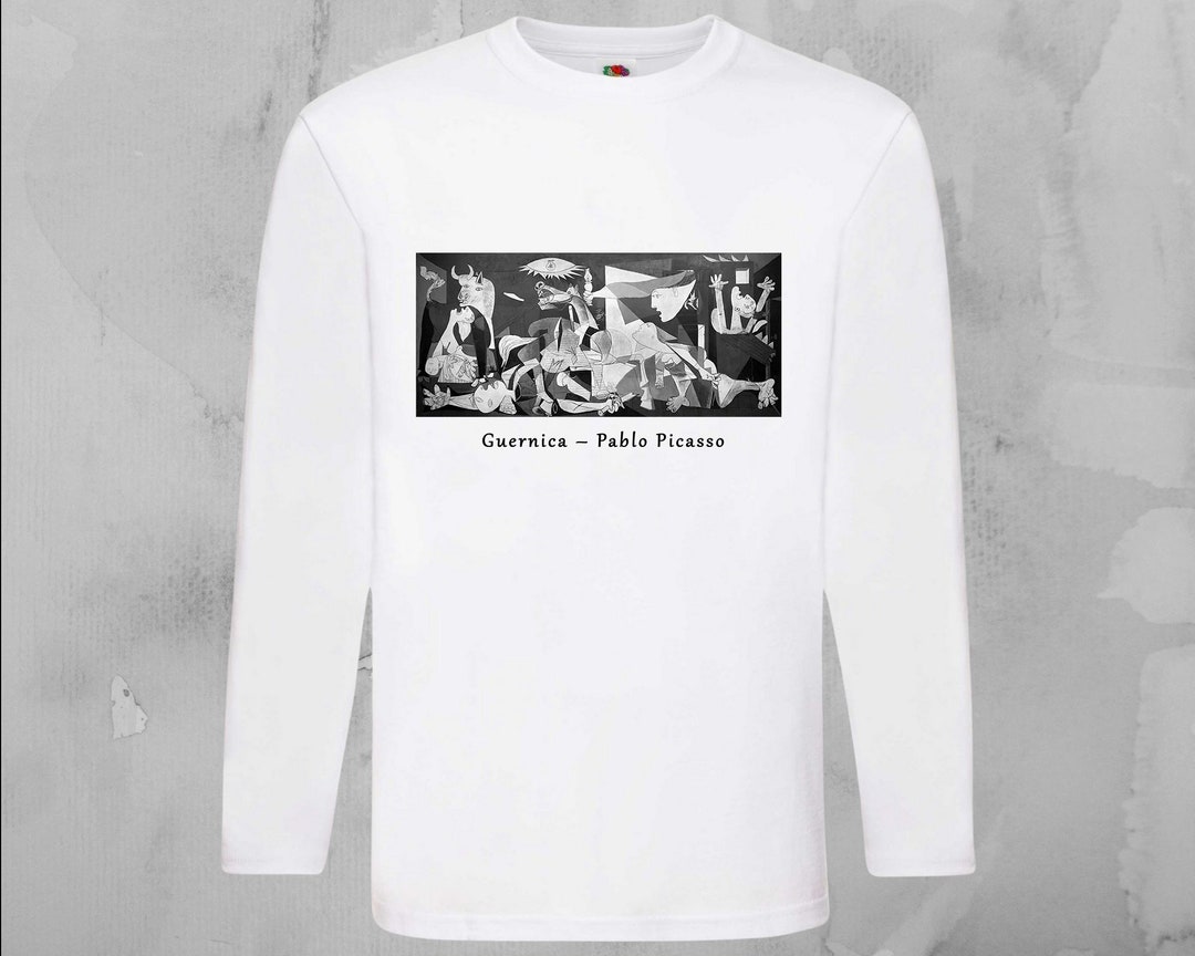 Longsleeve Tshirt Guernica Pablo Picasso Art T Shirt For Men Etsy