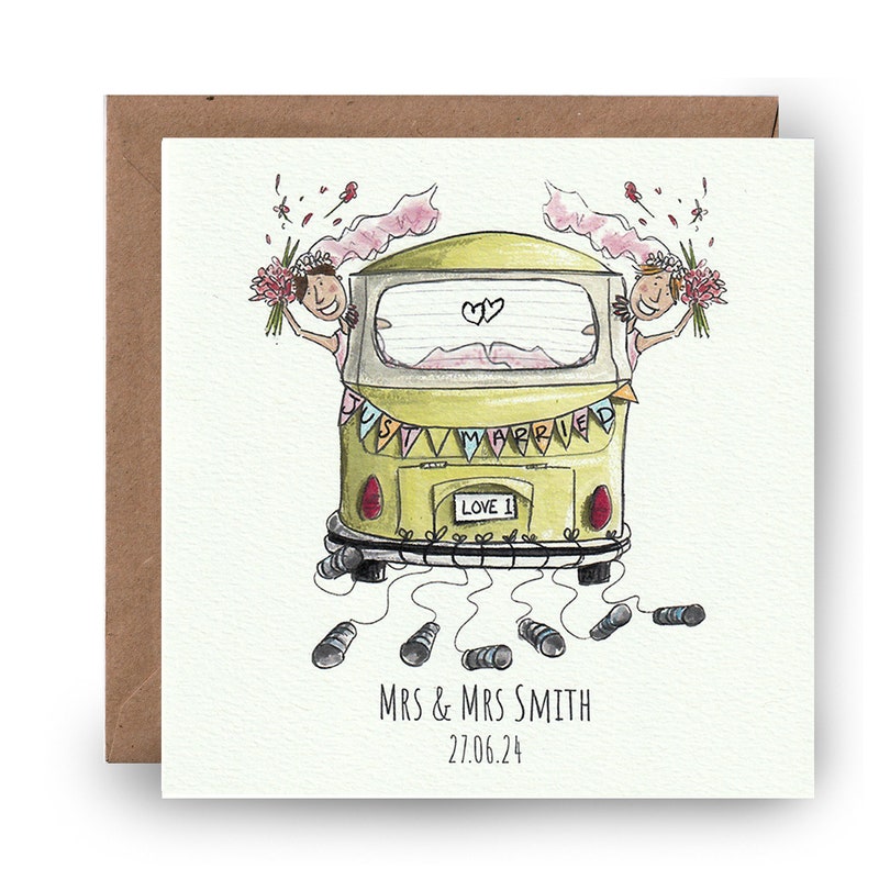 Vw Bus Card - Etsy