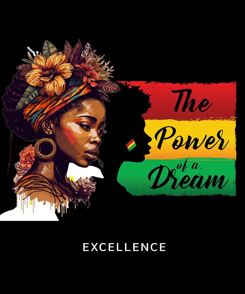 Black Excellence, Black History Month PNG PDF - Etsy
