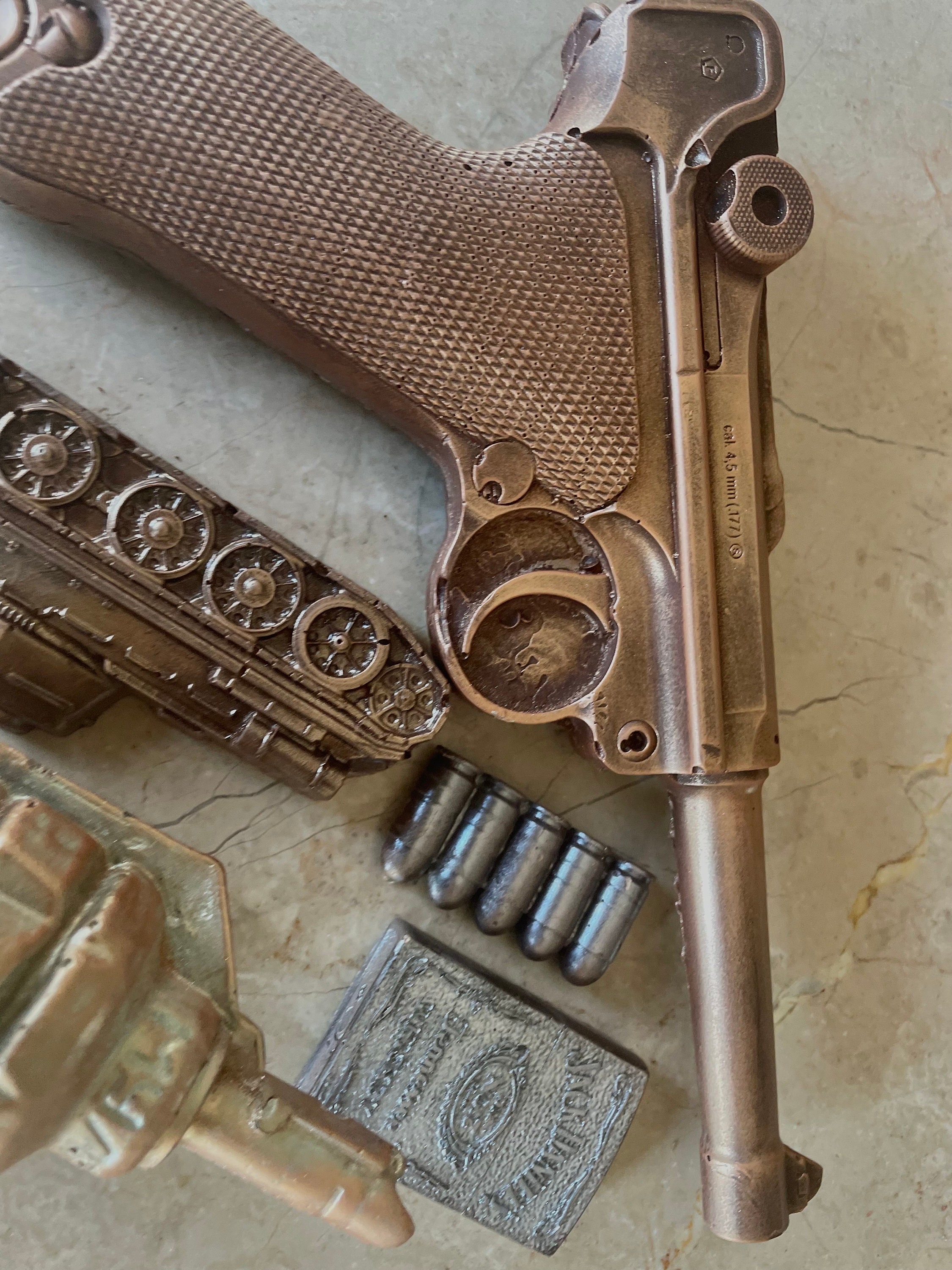 Military Tank Unique Chocolate Gift, Chocolate Gift Box. Gun Shaped ...