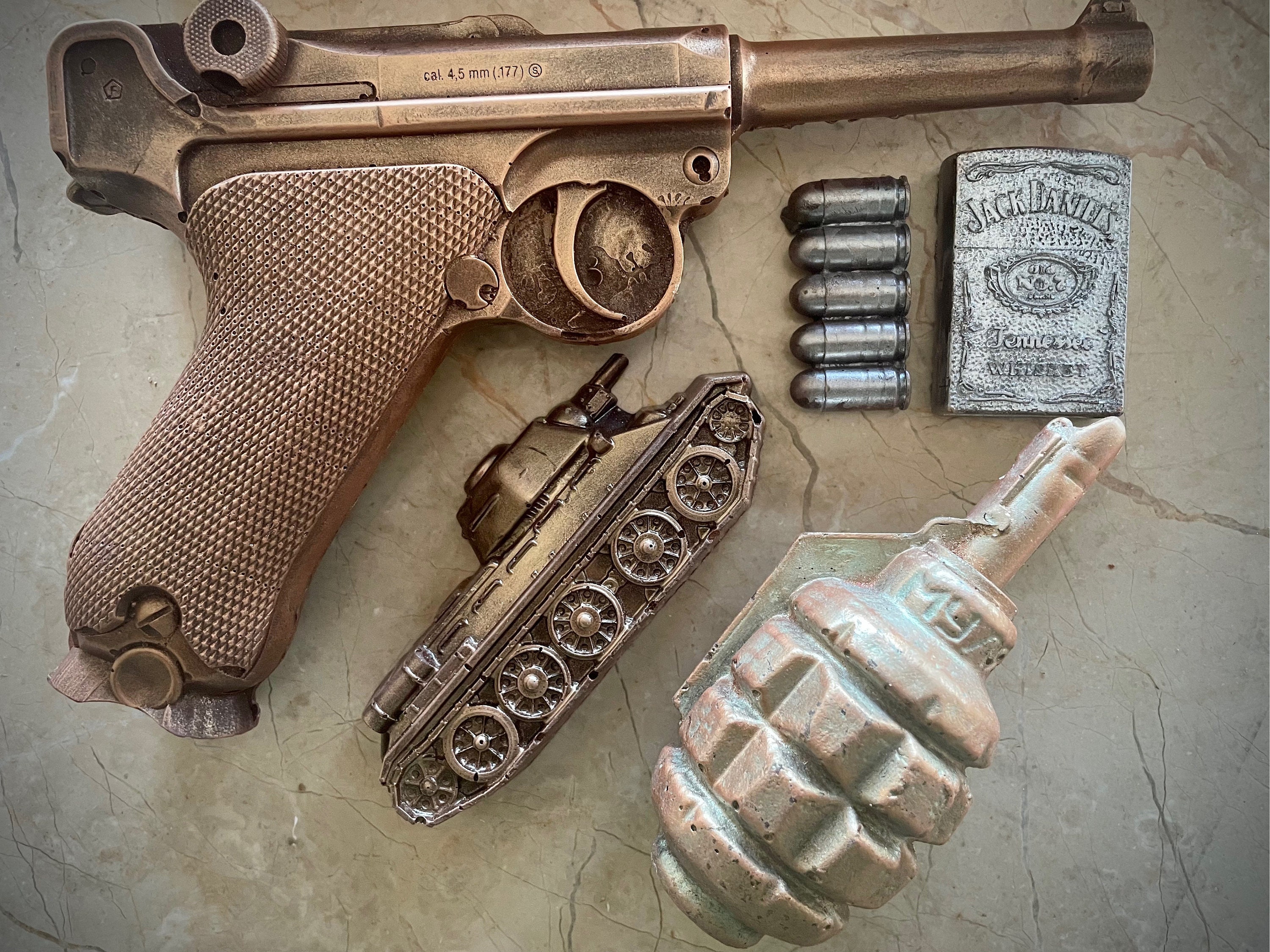 Military Tank Unique Chocolate Gift, Chocolate Gift Box. Gun Shaped ...