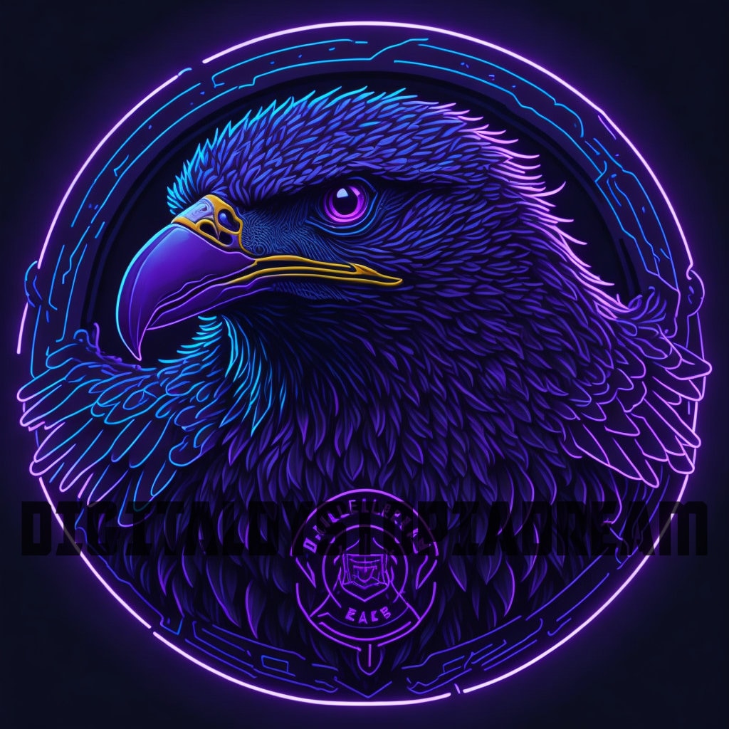 Cyberpunk Eagles Twitch Sub Badges and Bit Badges for Streamers,vtubers ...