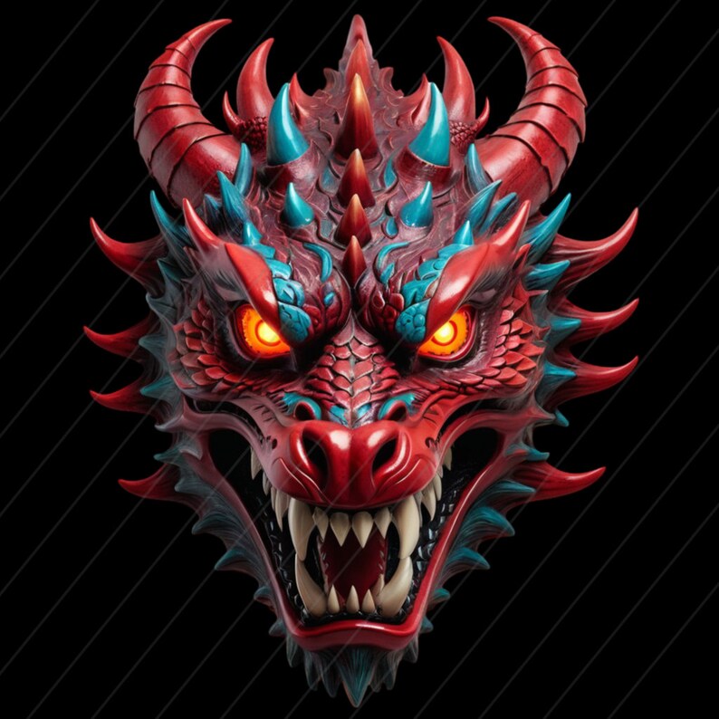 Fierce Dragon Twitch Kick Sub/bit Badges for Streamers,vtubers,40 ...