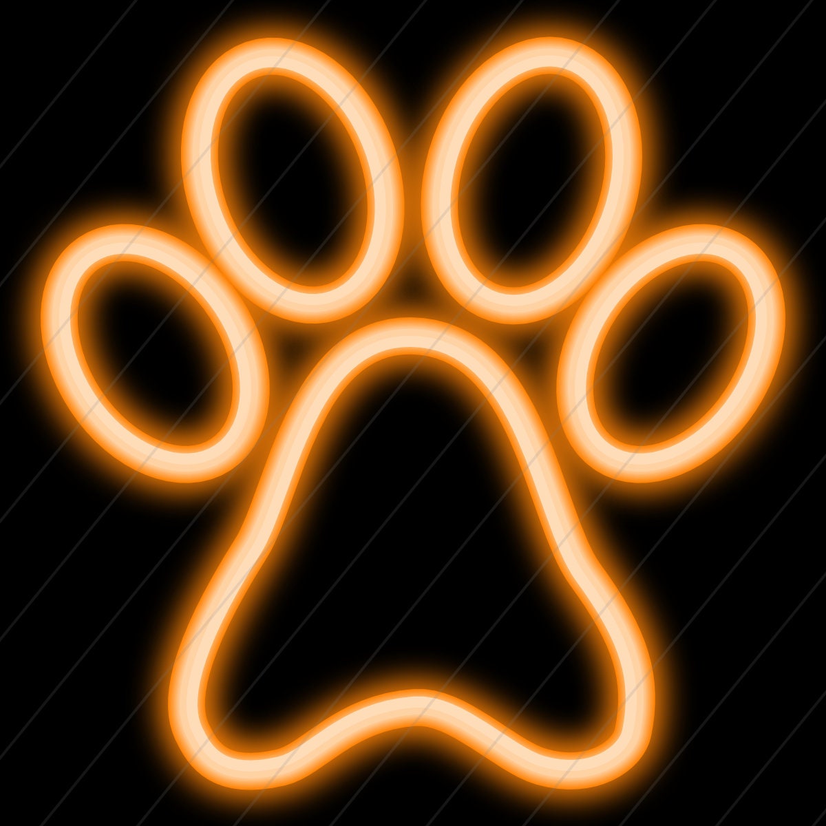Neon Paws Twitch/kick Sub Bit Badges for Streamers,vtubers,dog and Cat ...