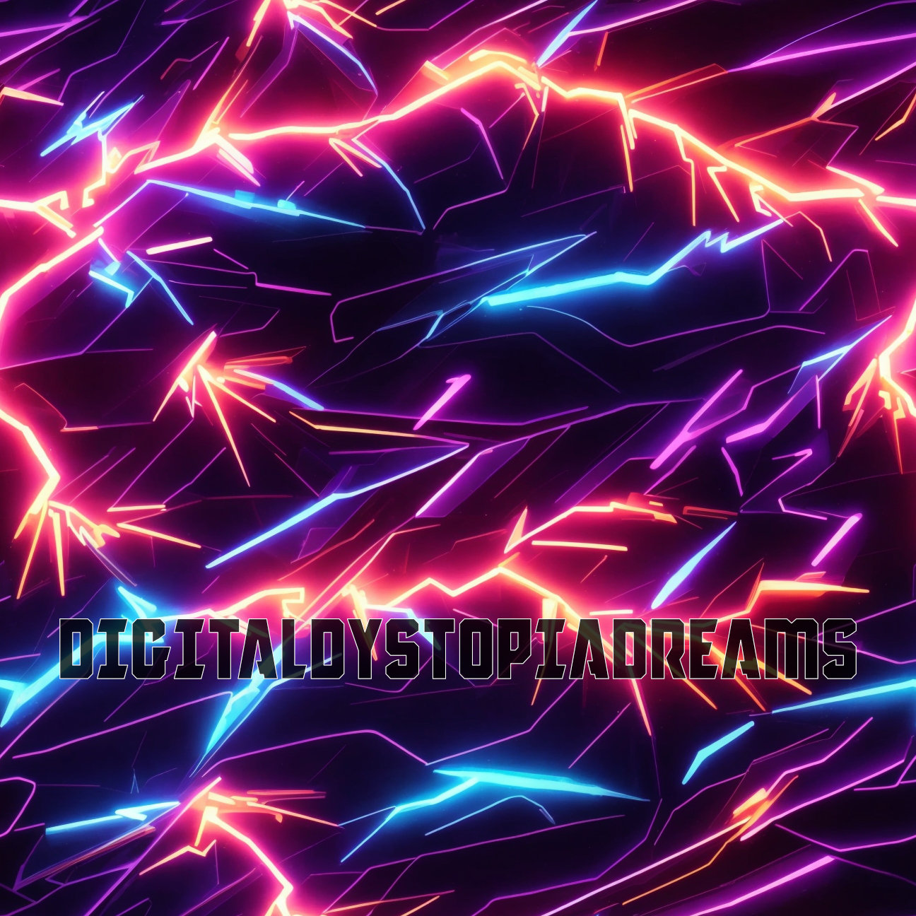 40 Cyberpunk Lightning Seamless Neon Patterns Glowing - Etsy