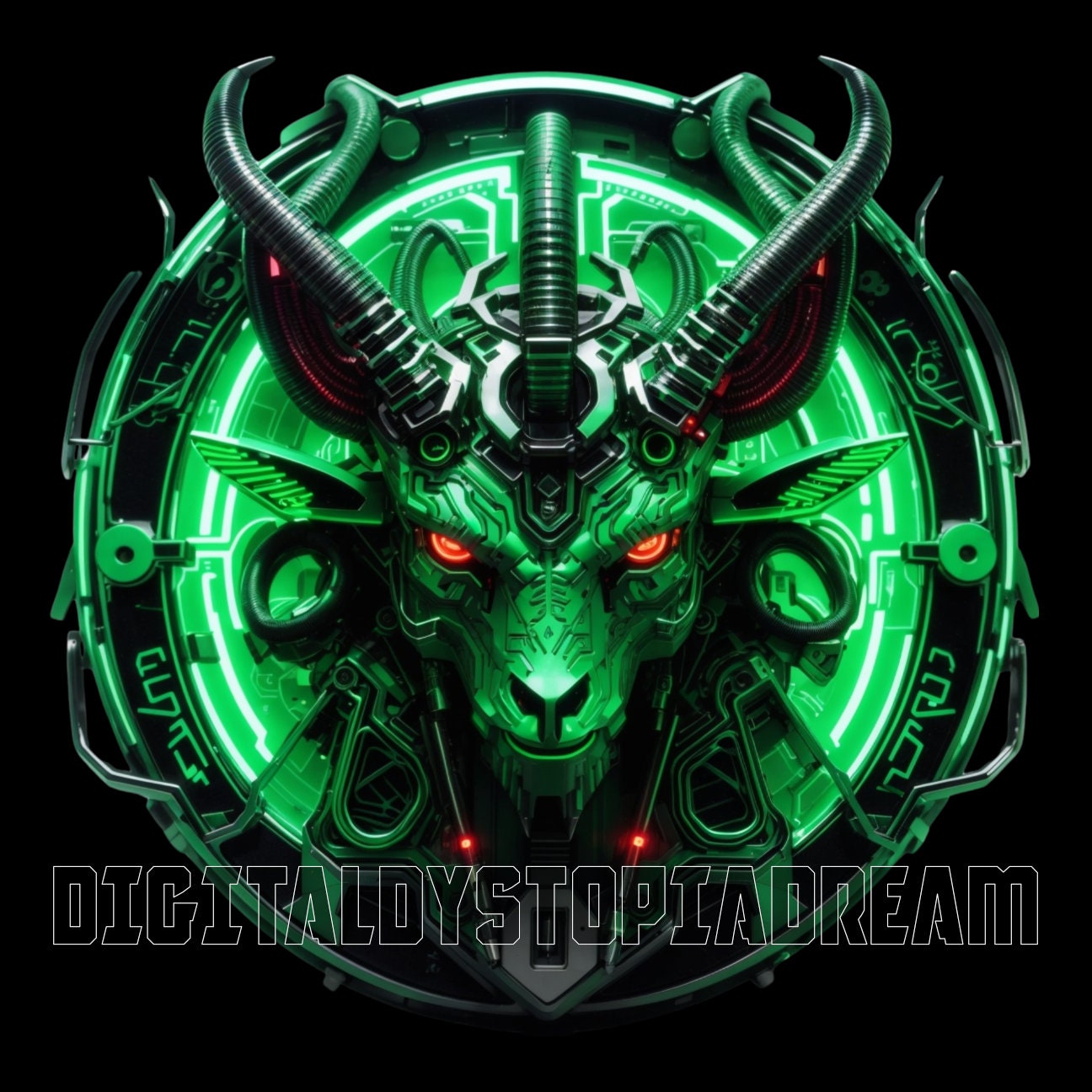Cyberpunk Baphomet Emotes 40 Transparent PNG Twitch Kick Sub Bit Badges ...