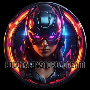 40 Cyberpunk Superhero Transparent PNG Twitch Kick Sub Bit Badges for ...