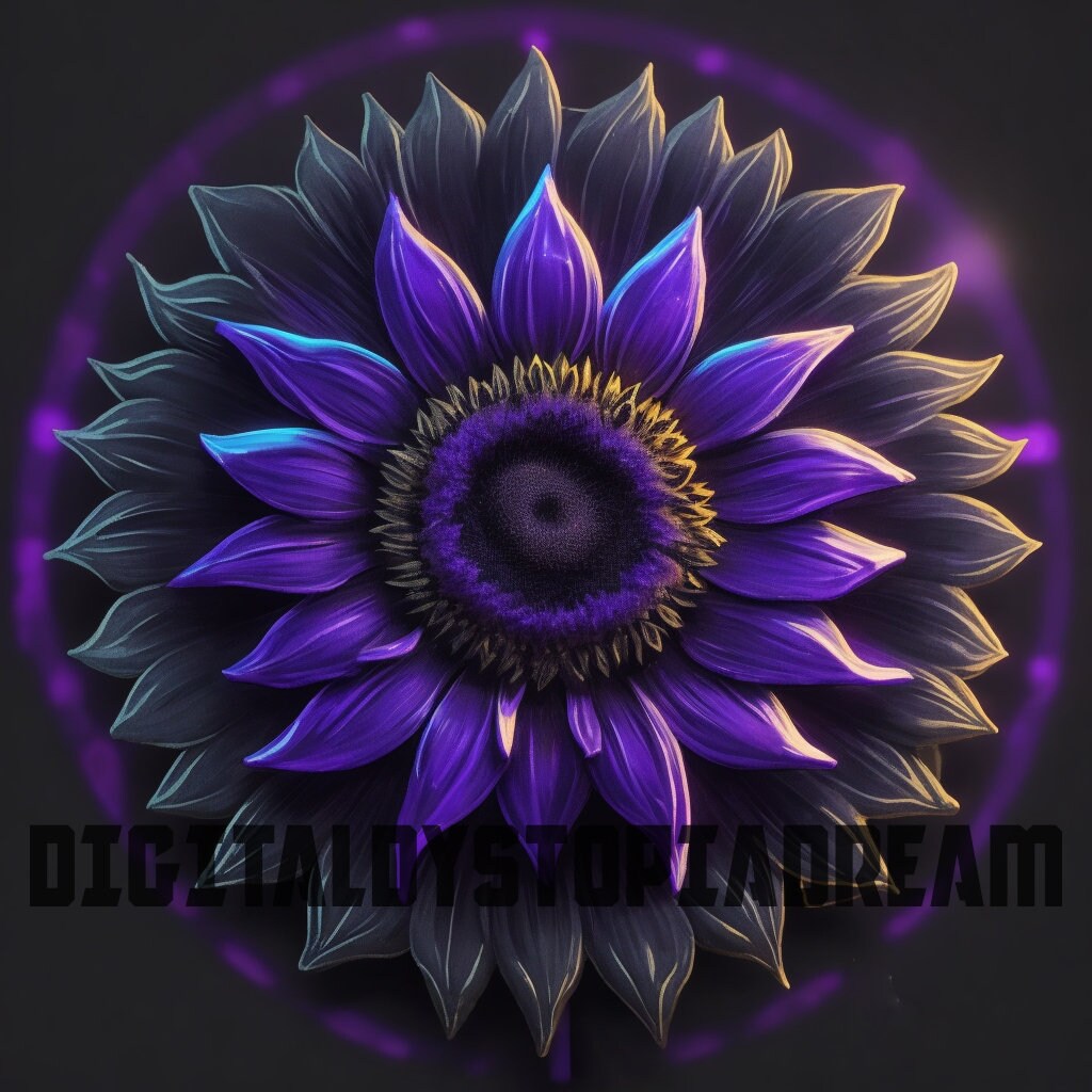 Cyberpunk Sunflower Twitch Sub and Bit Badges for Streamers,vtubers ...