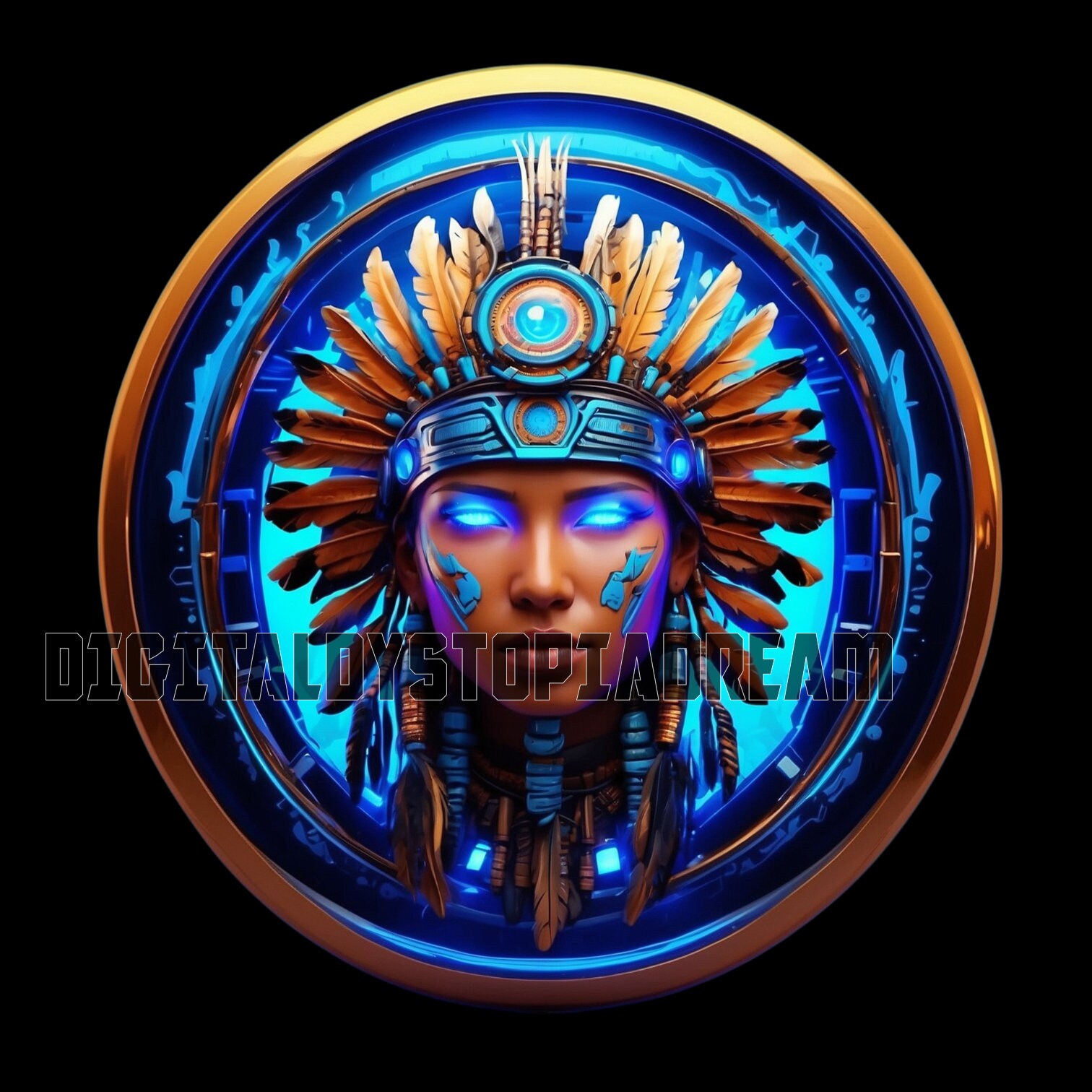 32 Native American Cyberpunk Twitch Sub Bit Badges for Streamers ...