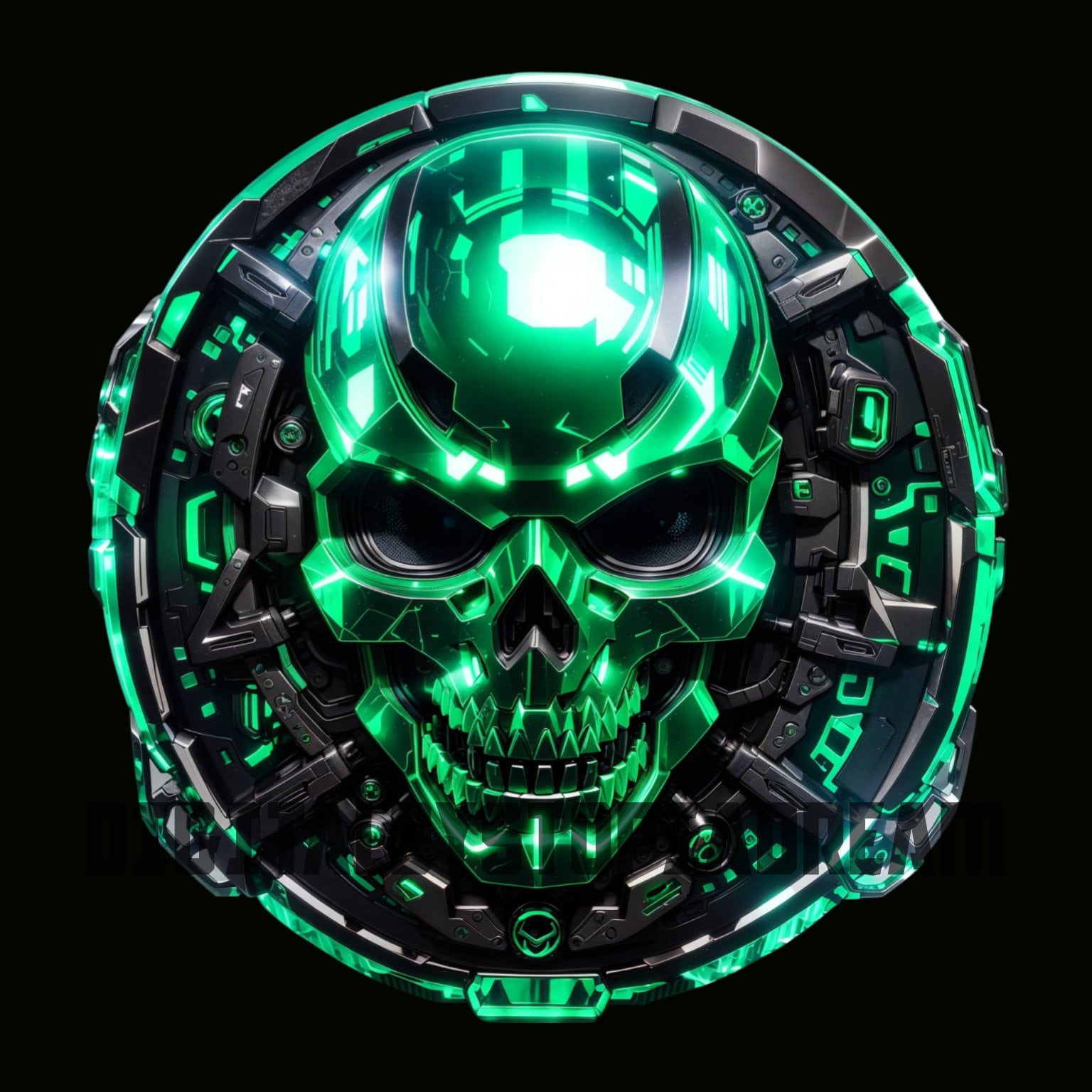 Cyberpunk Skull PNG Bundle Skull Clipart Skeleton Designs Skull SVG ...
