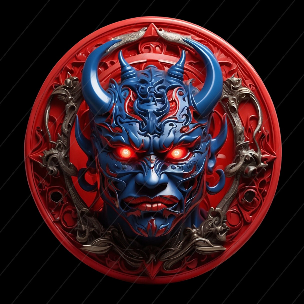 Cyberpunk Daemon Twitch Kick Sub Bit Badges for Streamers,vtubers ...