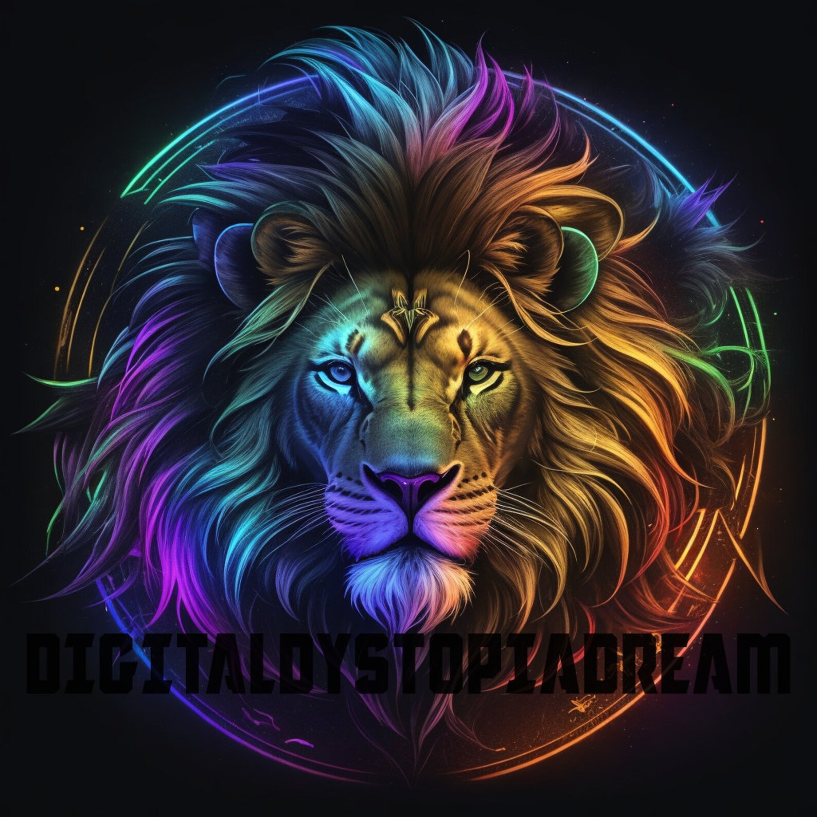 Cyberpunk Lions Twitch Kick Sub and Bit Badges for Streamers,vtubers ...