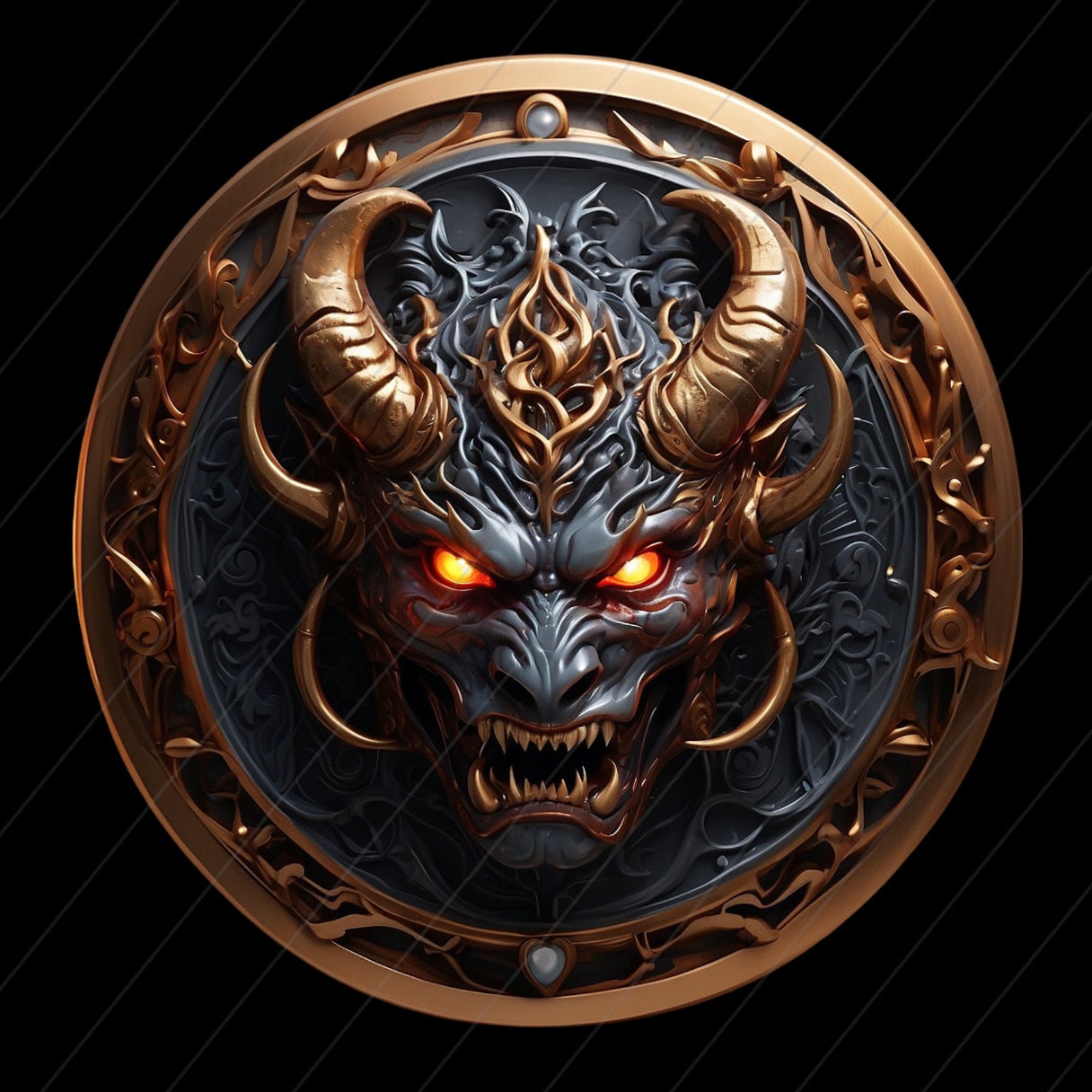 Cyberpunk Daemon Twitch Kick Sub Bit Badges for Streamers,vtubers ...