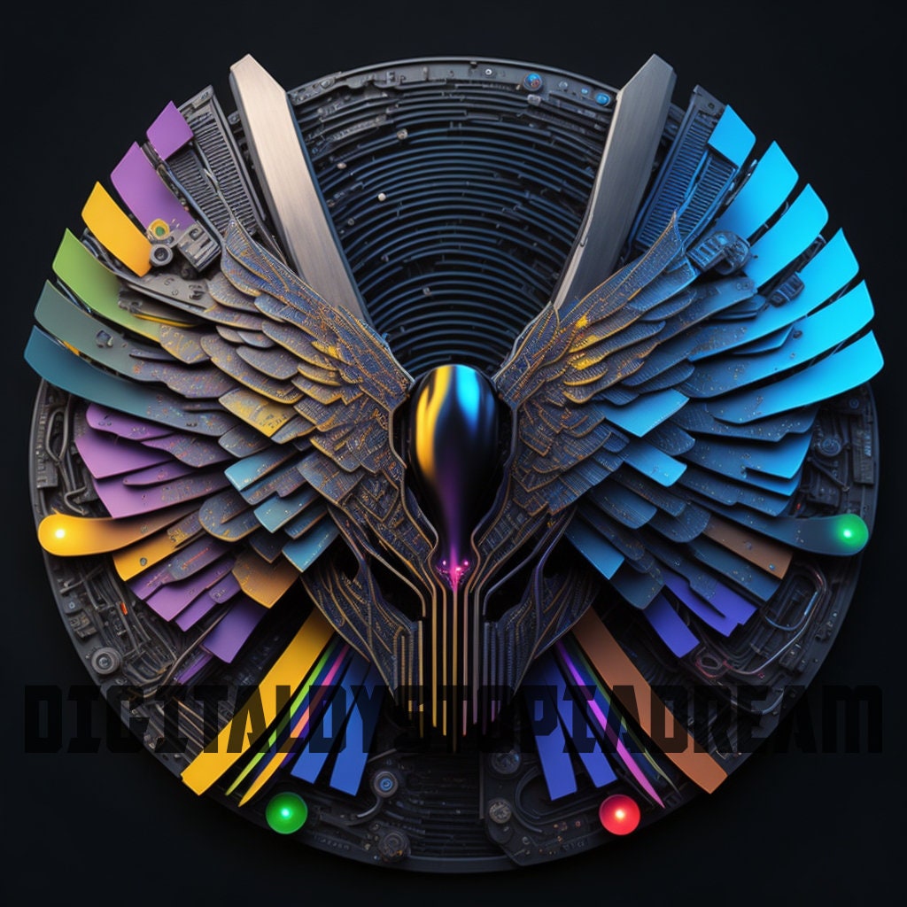 32 Cyberpunk Angel Wings Twitch Kick Sub Badges and Bit Badges for ...