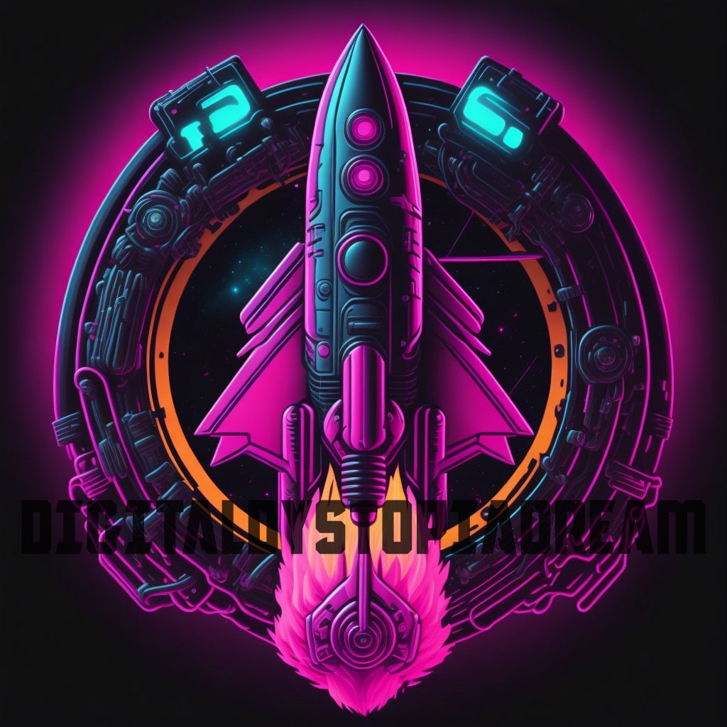 Cyberpunk Rockets Twitch Sub Badges and Bit Badges for Streamers ...